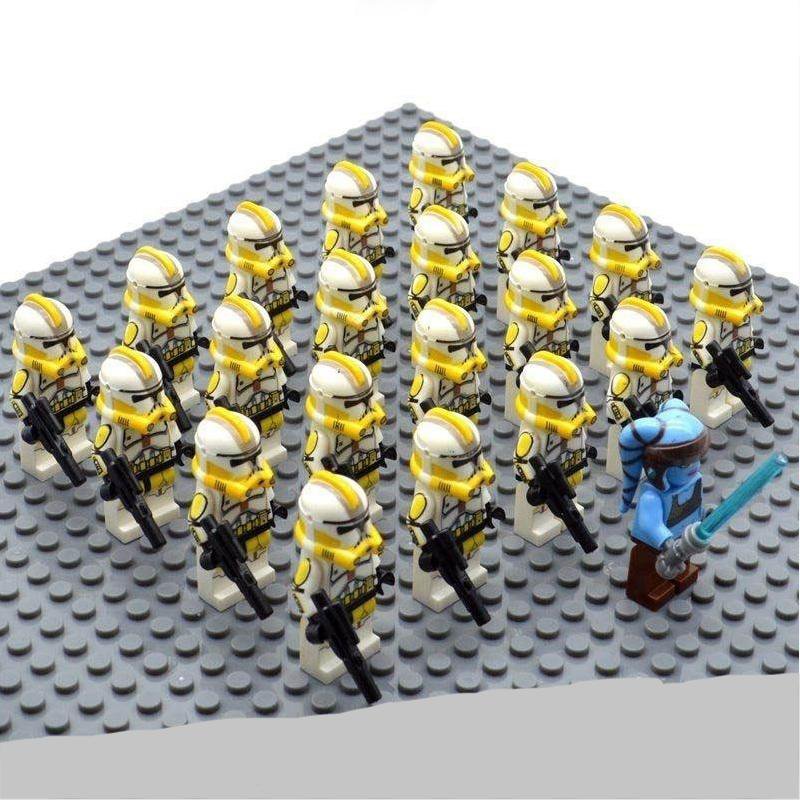 21pcs 327th Star Corps Aayla Secura Minifigures Lego Compatible Star ...