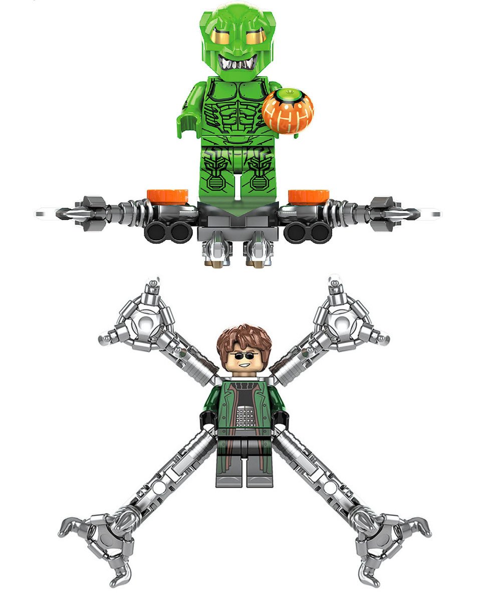 2022 Green Goblin Doctor Octopus Minifigures Lego Compatible Spider-Man ...