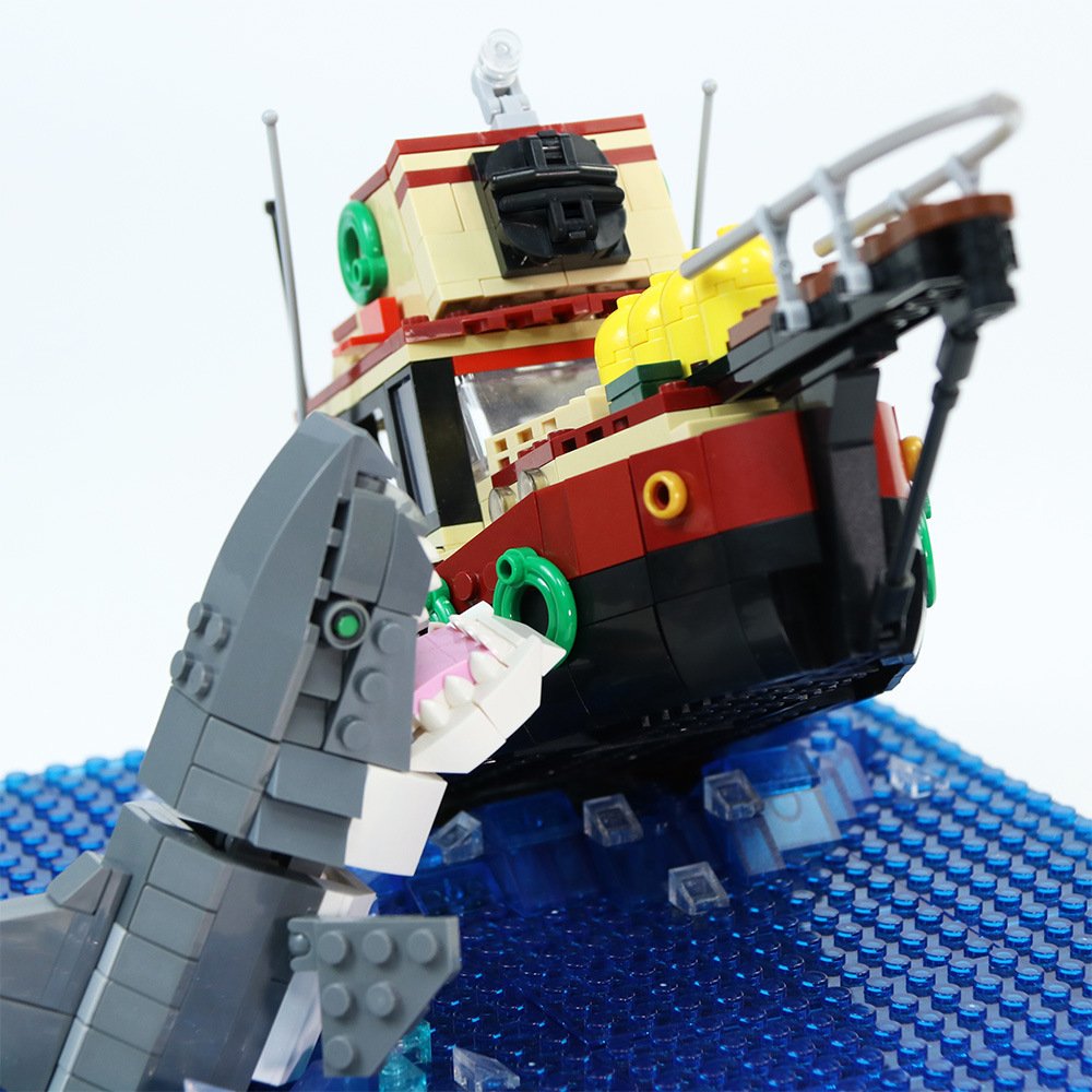 Jaws Carcharodon carcharias Minifigures Lego Compatible Movie Set