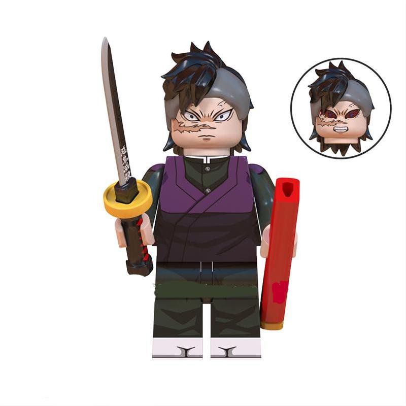 Shinazugawa Genya Minifigures Lego Compatible Demon Slayer Minifigure