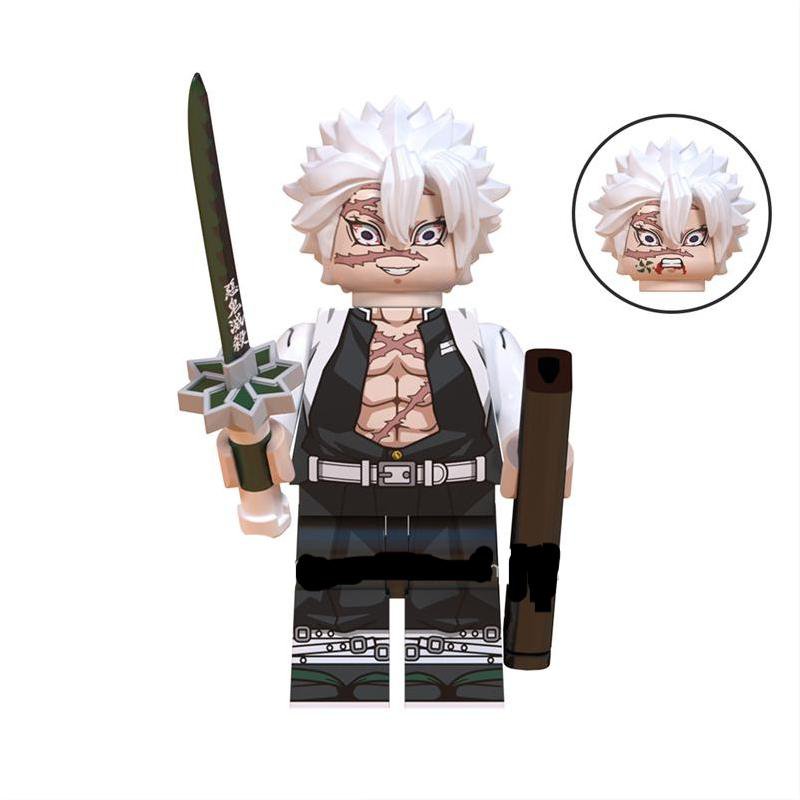 Shinazugawa Sanemi Minifigures Lego Compatible Demon Slayer Minifigure