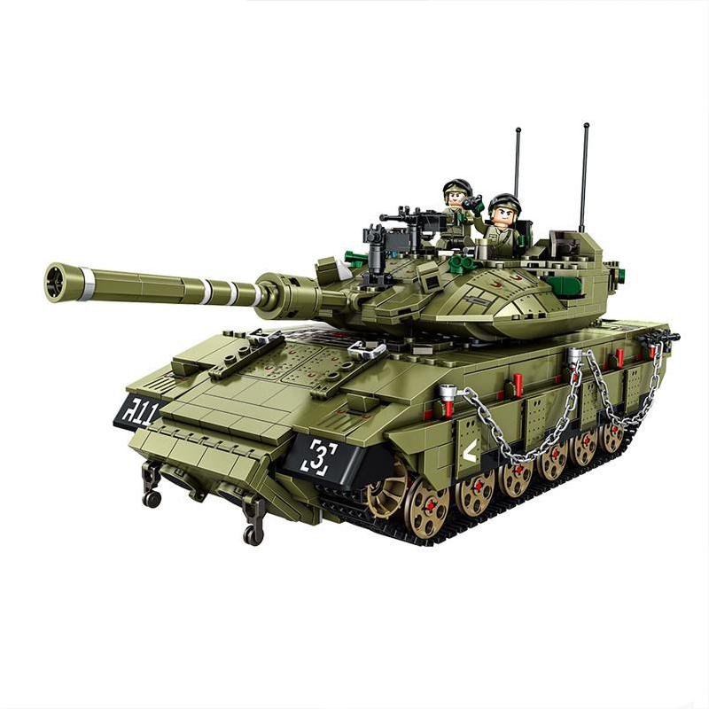 The State of Israel Merkava M4 Main Battle Tank Minifigures Lego ...