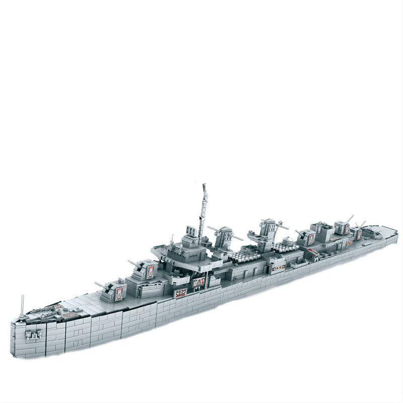 Johnston Fletcher-class destroyer Minifigures Lego Compatible WW2 ...