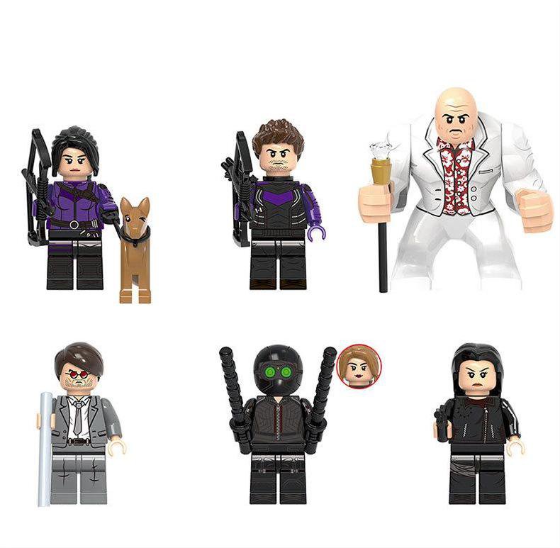 Kate Bishop Matt Murdock Yelena Belova Echo Minifigures Lego Compatible ...