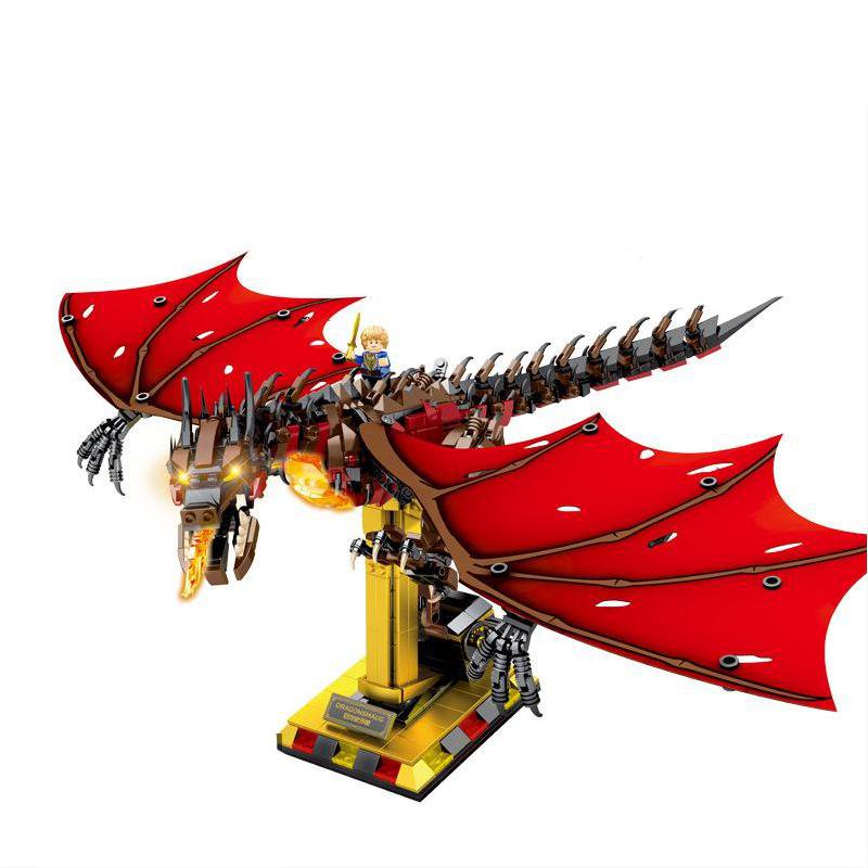 Big Megalosaurus Smaug Shire Minifigures Lego Compatible Hobbits Set