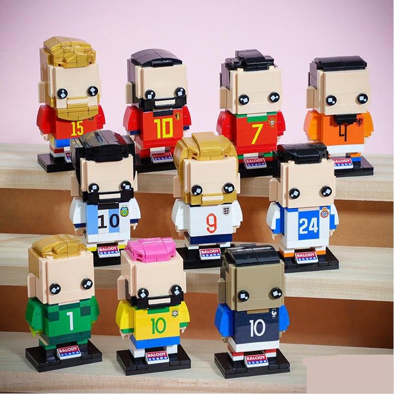 World Football Players national team BrickHeadz Minifigures Lego ...
