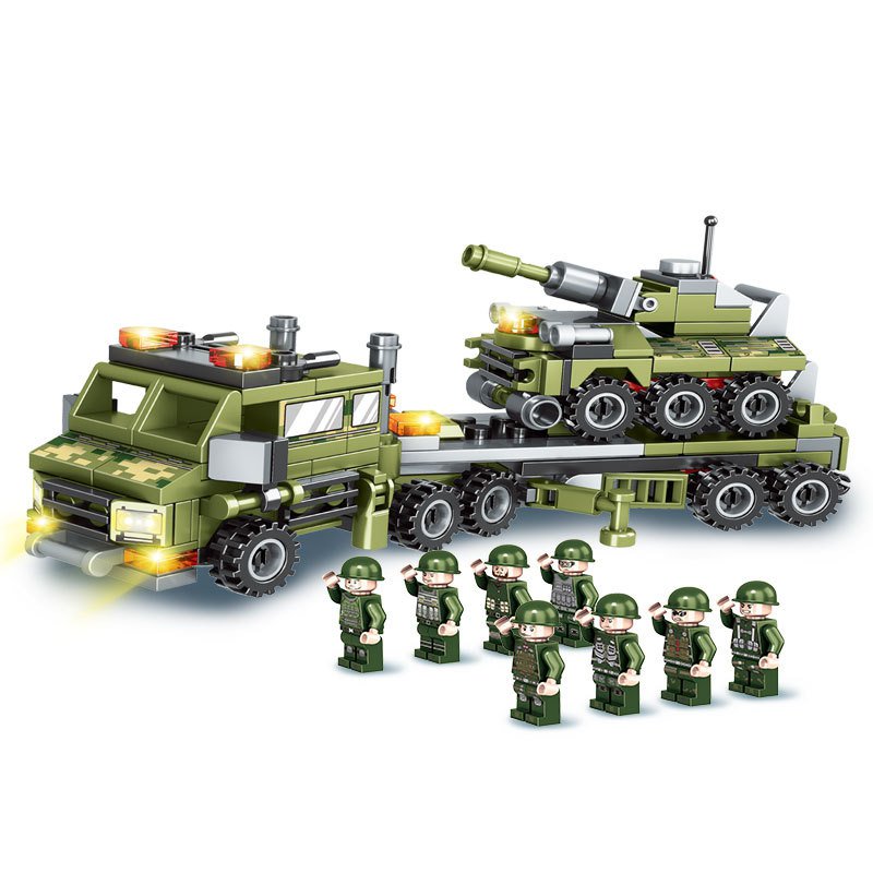 America Armored Transport Vehicle Tank Transport vehicle Minifigures ...