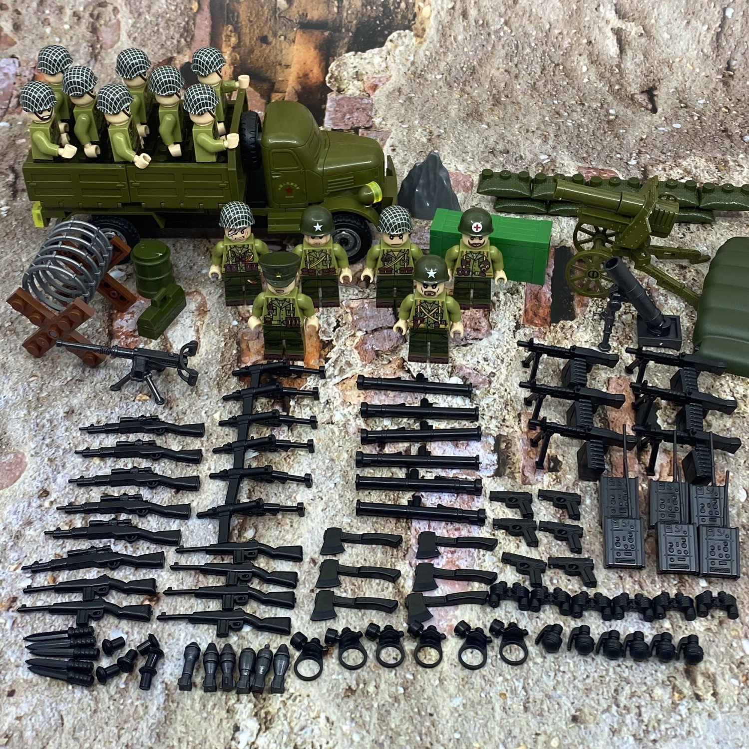 US. Army First Mechanized Infantry Division Base Minifigures Lego ...