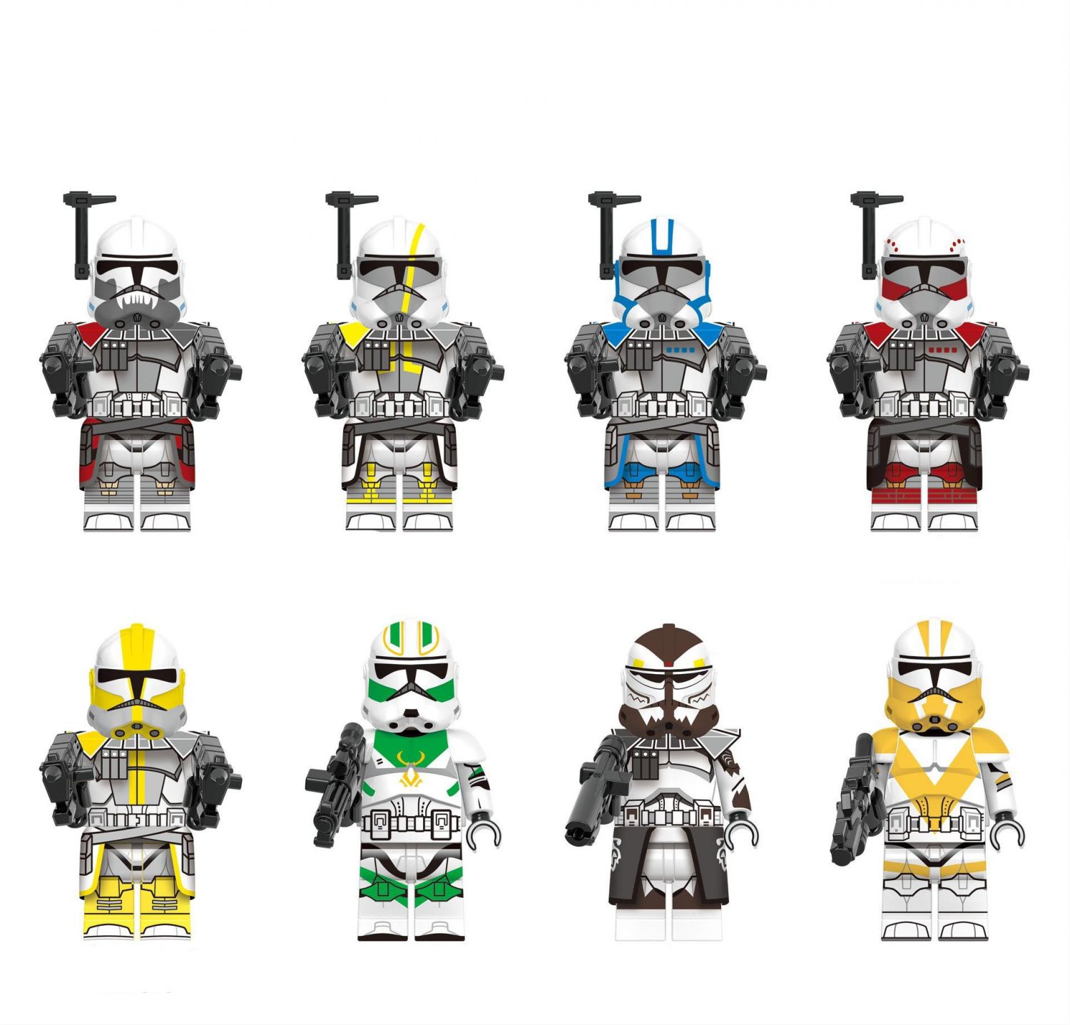 ARC Commander Colt Blitz Havoc Minifigures Lego Compatible Star Wars ...