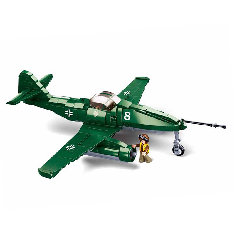 Germany Me-262 Fighter aircraft Minifigures Lego Compatible WW2 Fighter ...