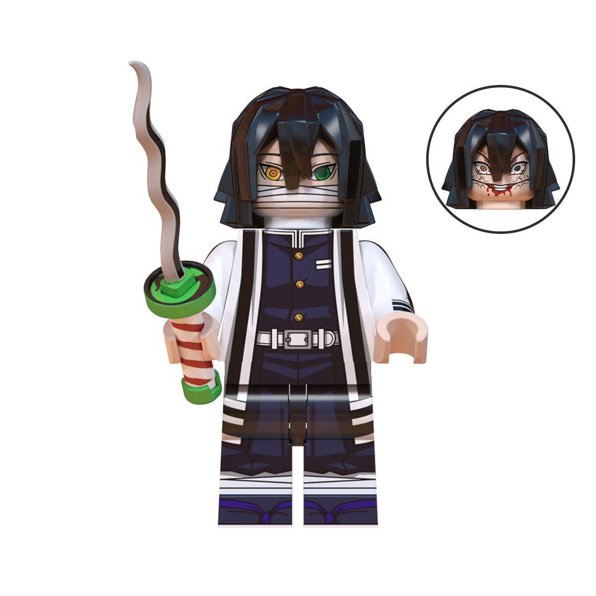 Iguro Obanai Minifigures Lego Compatible Demon Slayer Minifigure
