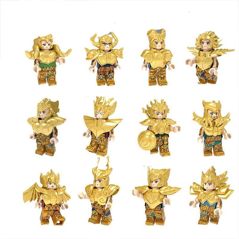 Twelve constellations Gold Saint Seiya Minifigures Lego Compatible Toy
