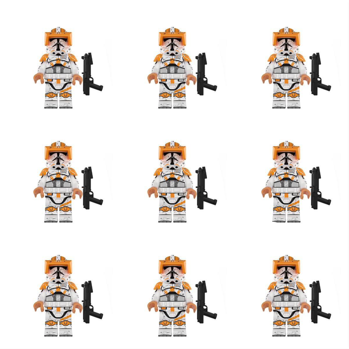 9pcs Commander Cody Minifigures Lego Compatible The Clone Wars Set