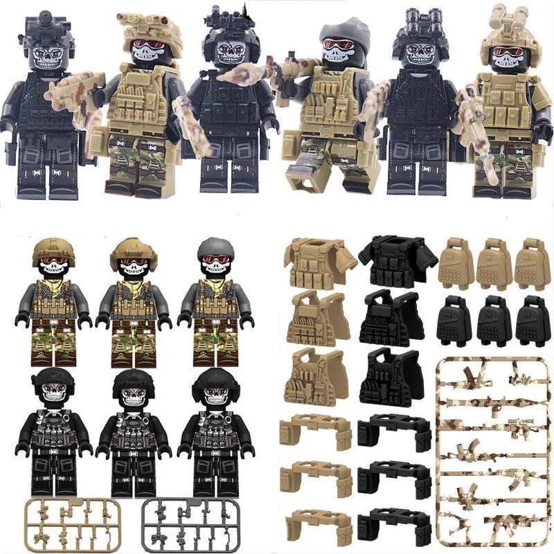 Heavy Ghost Army Specia Force Minifigures Lego Compatible Military Sets