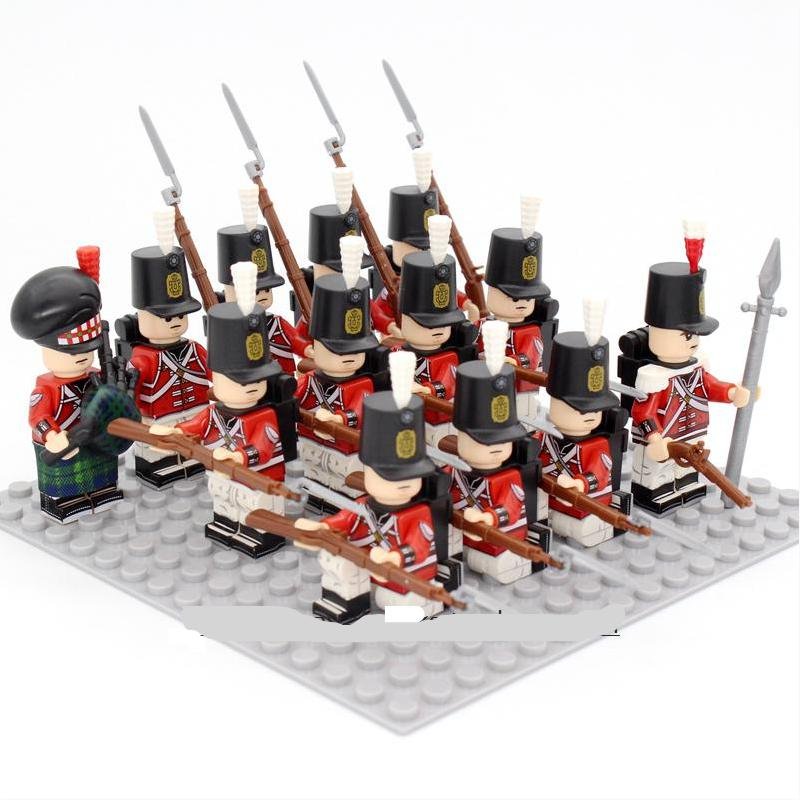 British Royal Line Infantry Army group Minifigures Lego Compatible ...