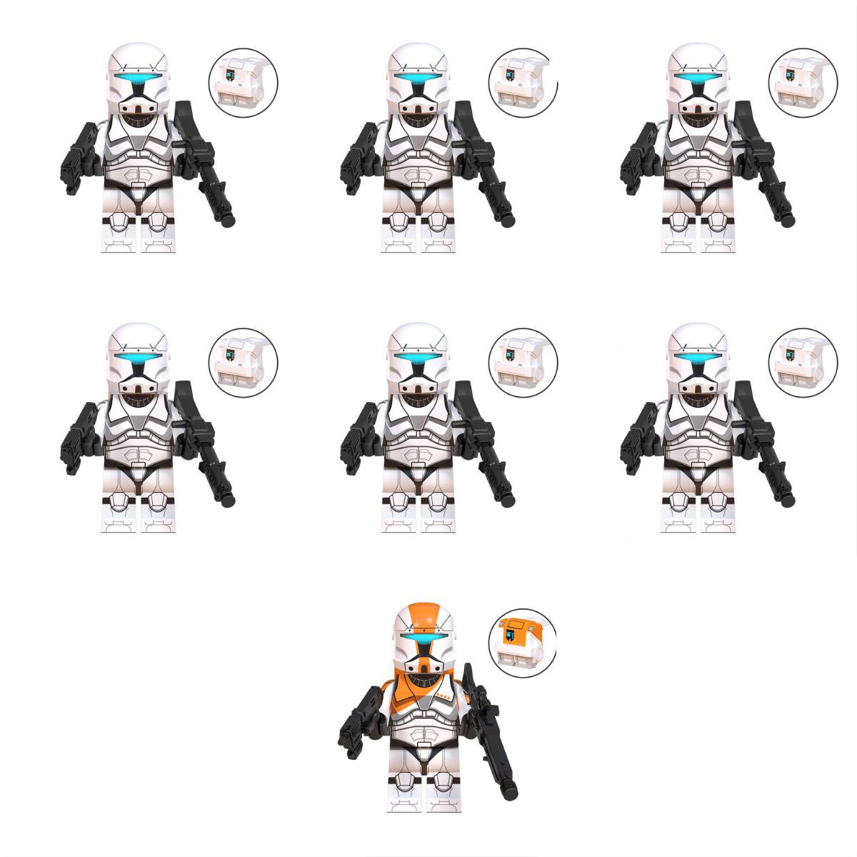 Commandos Captain Minifigures Lego Compatible Star Wars Sets