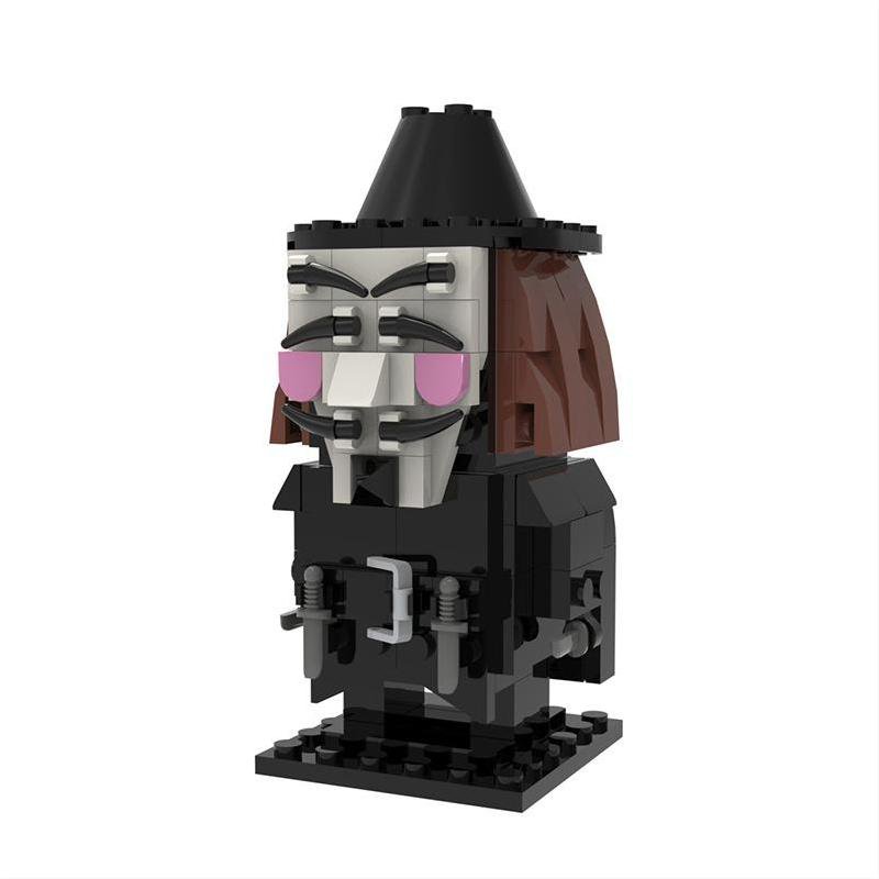 V for Vendetta BrickHeadz Minifigures Lego Compatible Toy