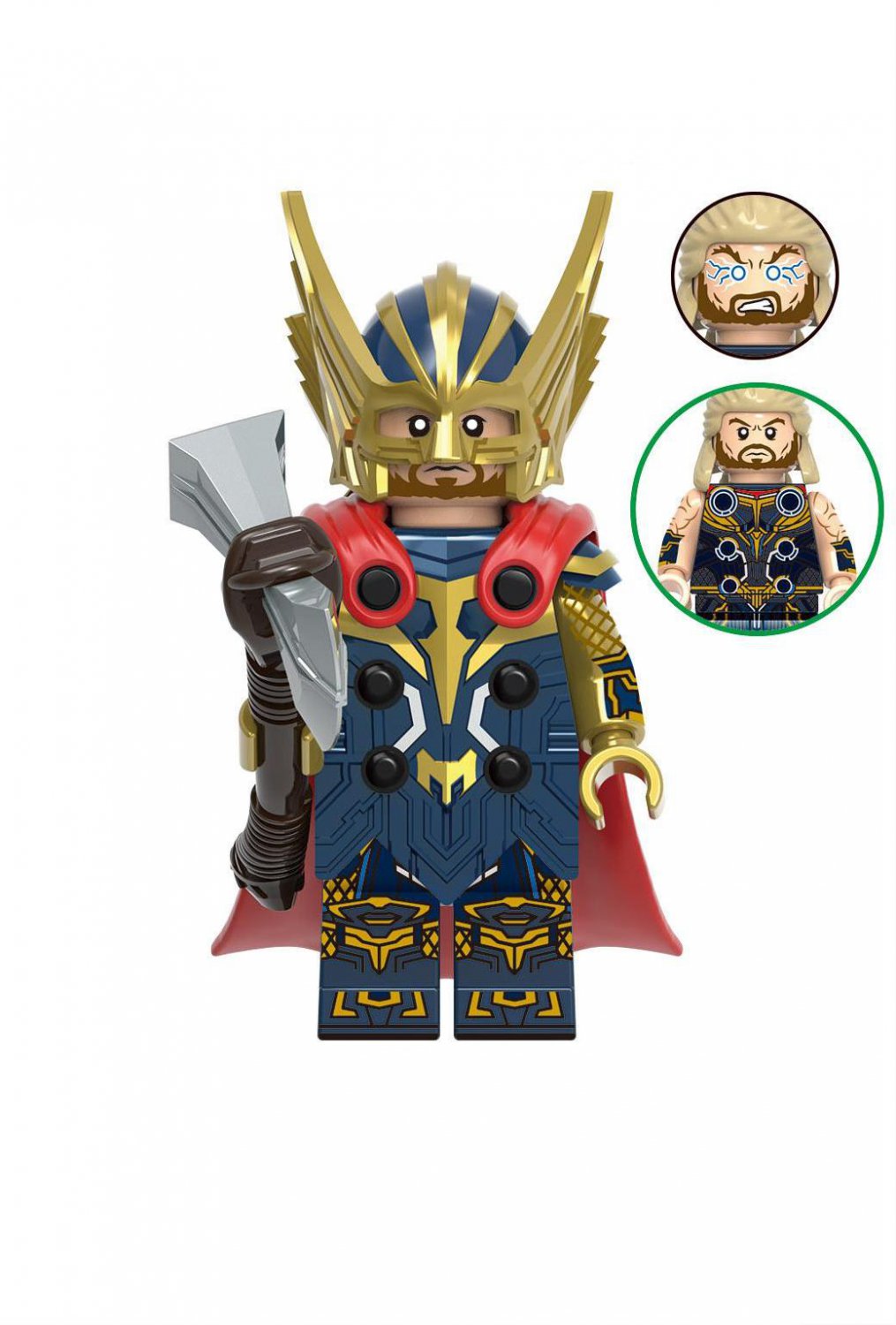Golden Armour Thor Minifigures Lego Compatible Thor 4 Minifigure