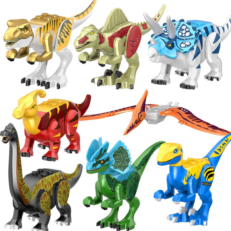 Jurassic World 3 Dominion Dinosaur Minifigures Lego Compatible movie Sets