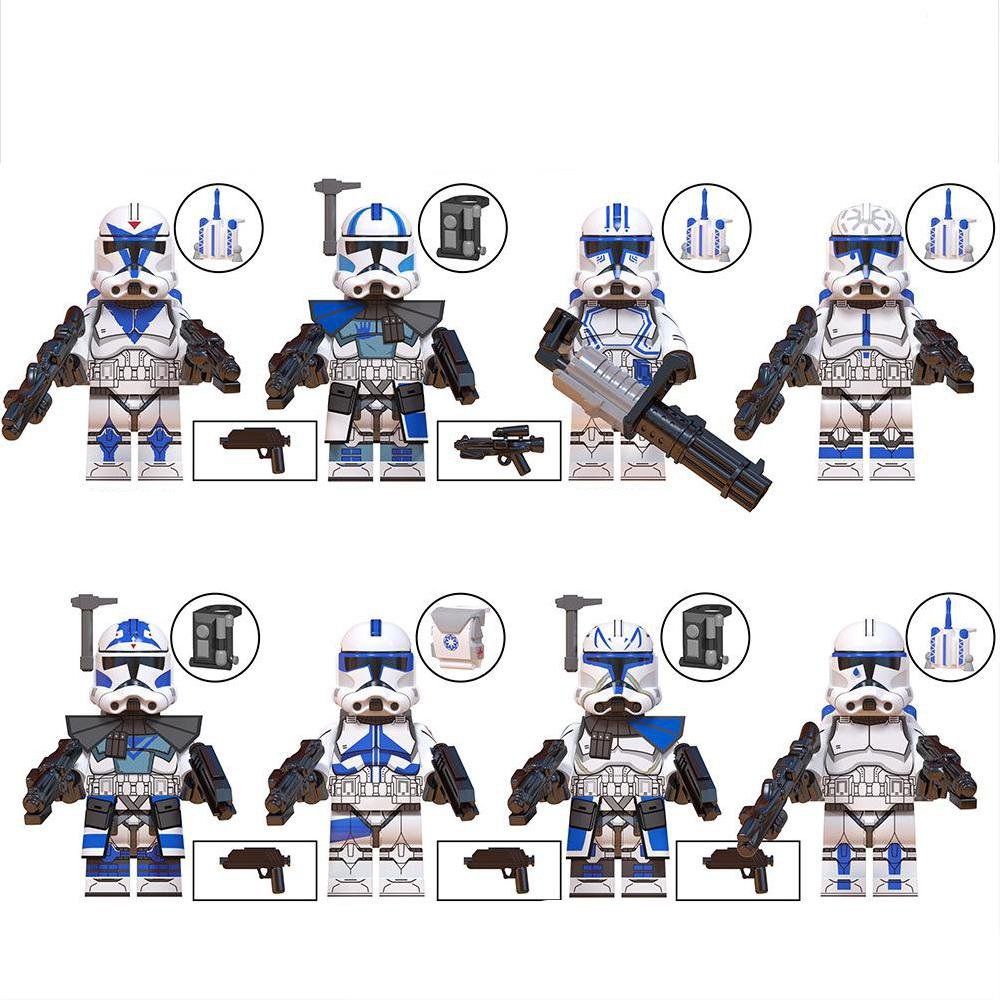 Dogma Echo Fives Kix Rex Jesse Minifigures Lego Compatible Star Wars ...