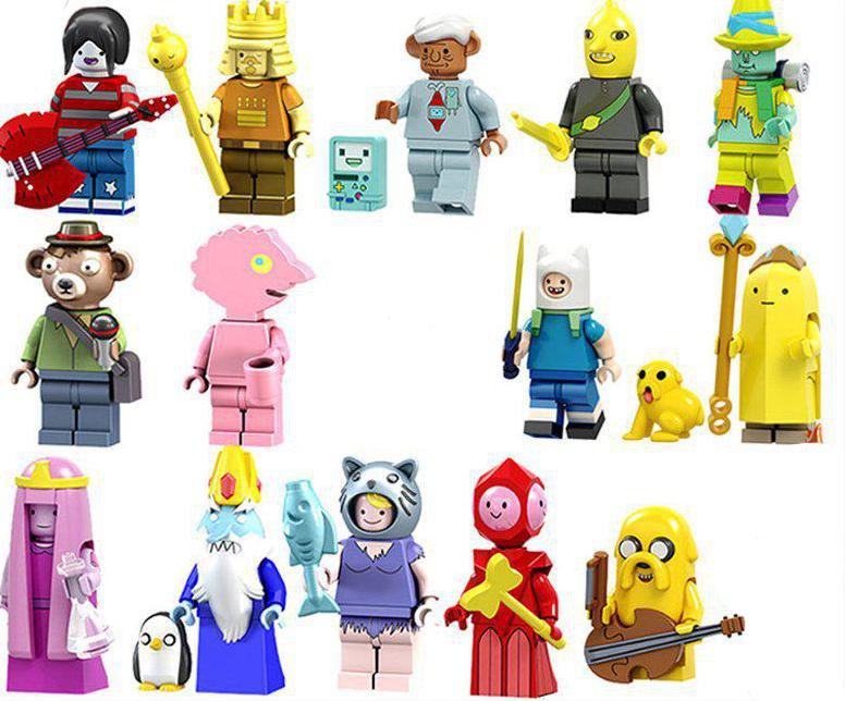 14pcs Adventure Time Minifigures Lego Compatible Adventure Time Toy