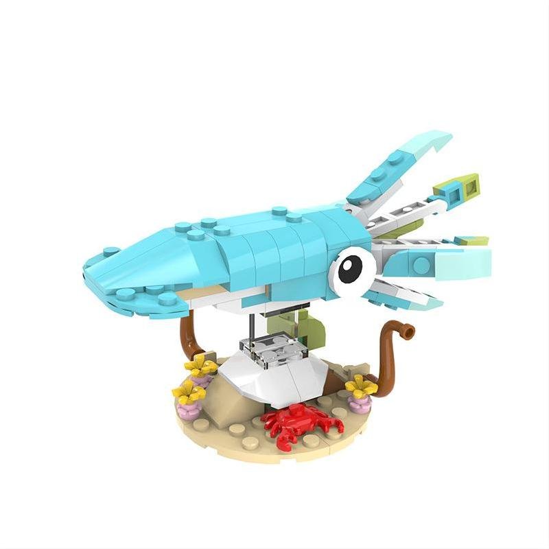 A squid A calamary Minifigures Lego Compatible Toy
