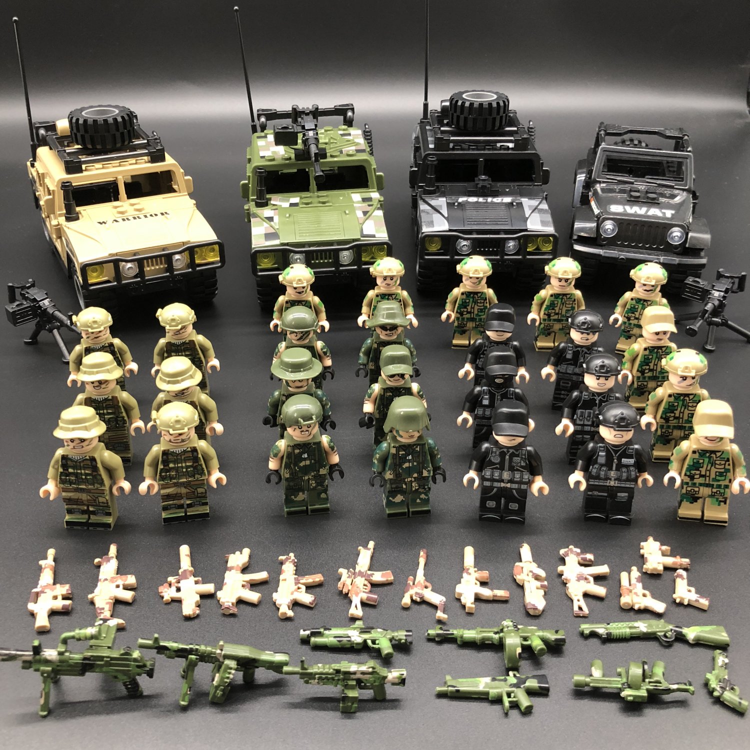 Special Operations Specia Force Jeep Car Minifigures Lego Compatible ...