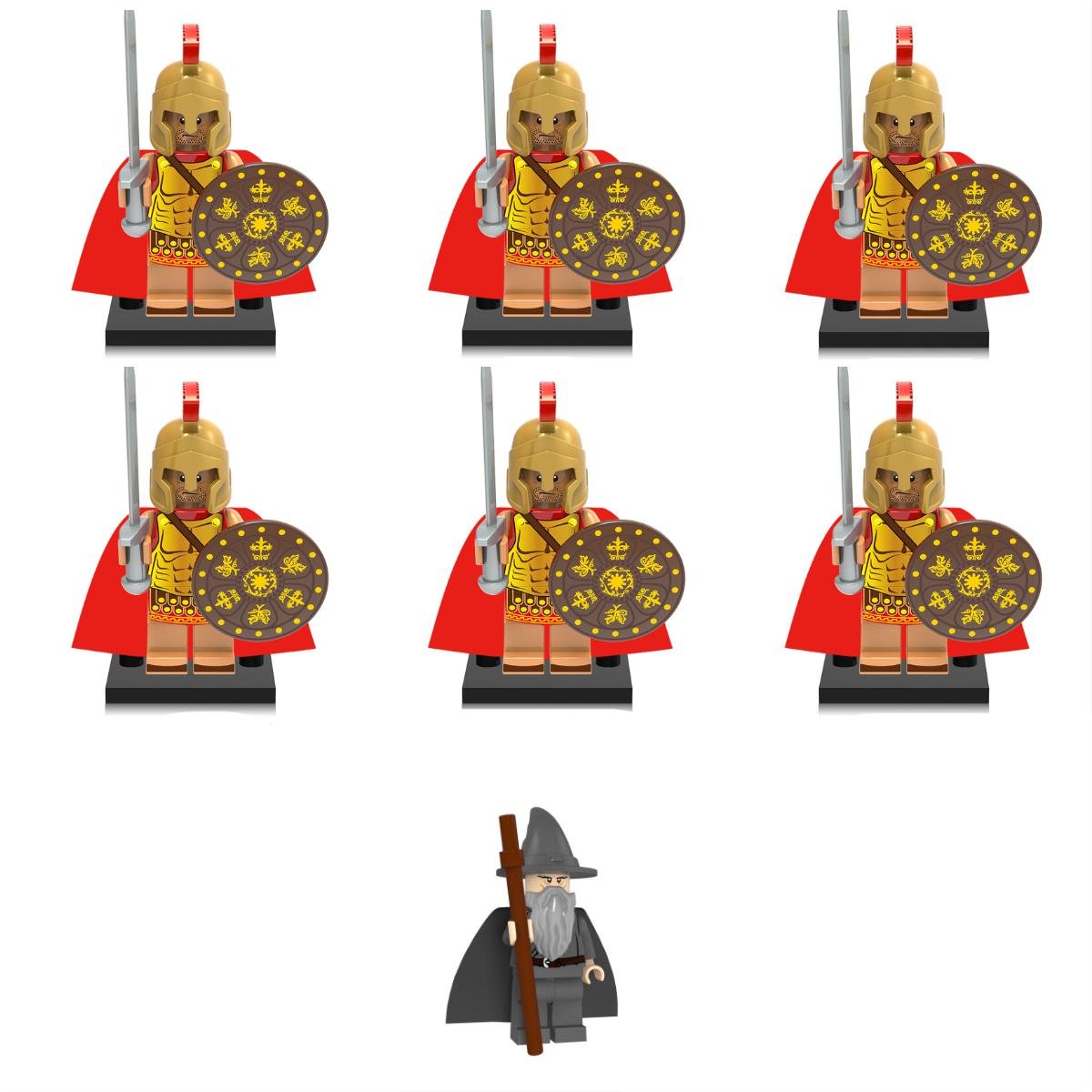 Gandalf Human Soldier Minifigures Lego Compatible Hobbits Sets