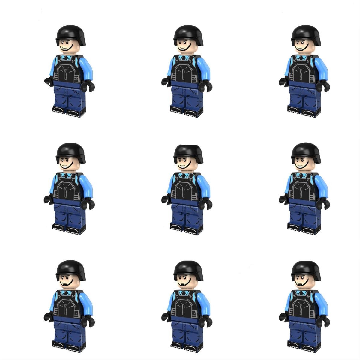 City Prison Policemen Minifigures Lego Compatible Police Sets