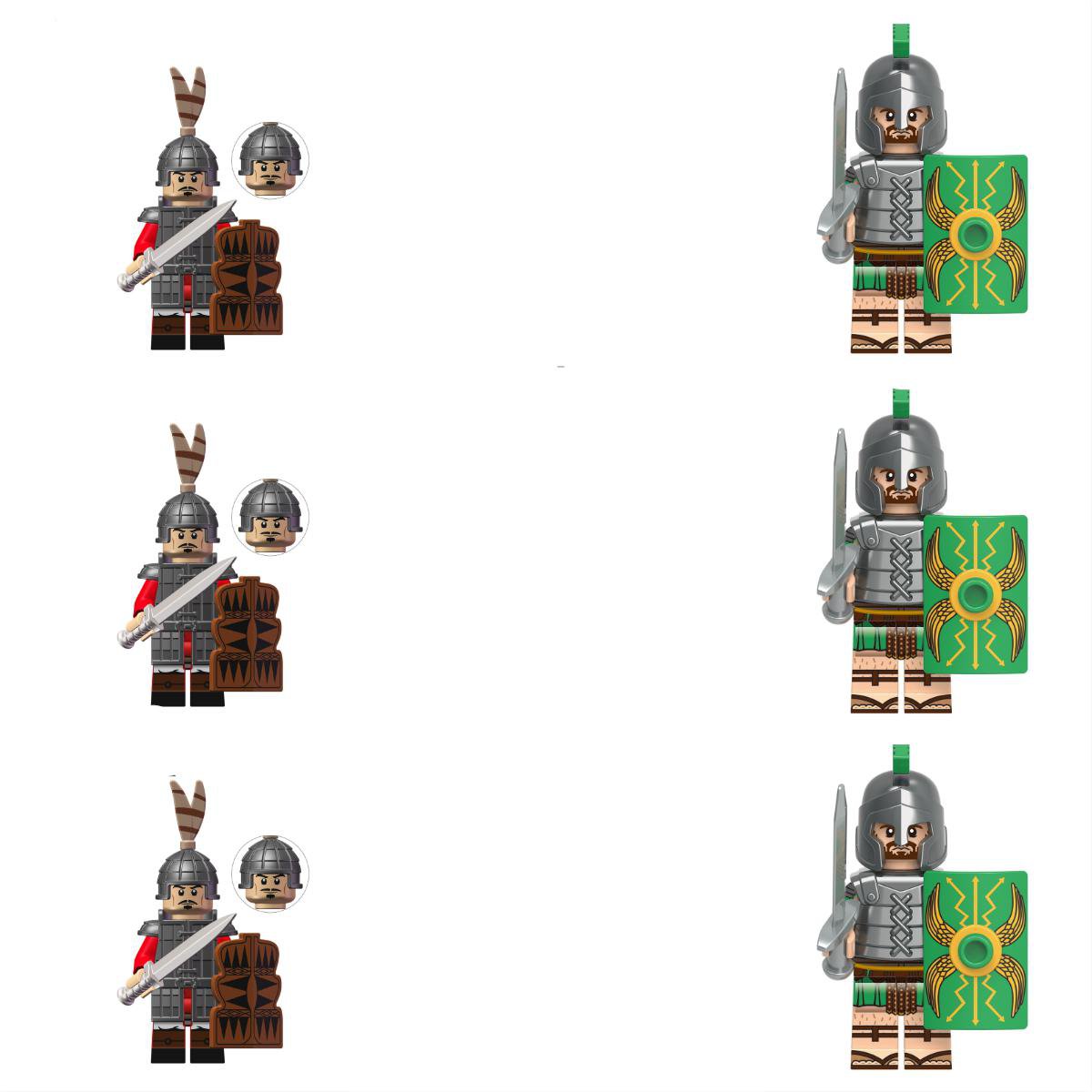 Roman Legion Soldiers VS Soldiers of the Han Dynasty Minifigures Lego ...