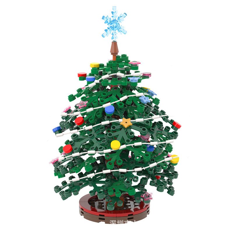 2021 Christmas Tree Minifigures Lego Compatible Toy