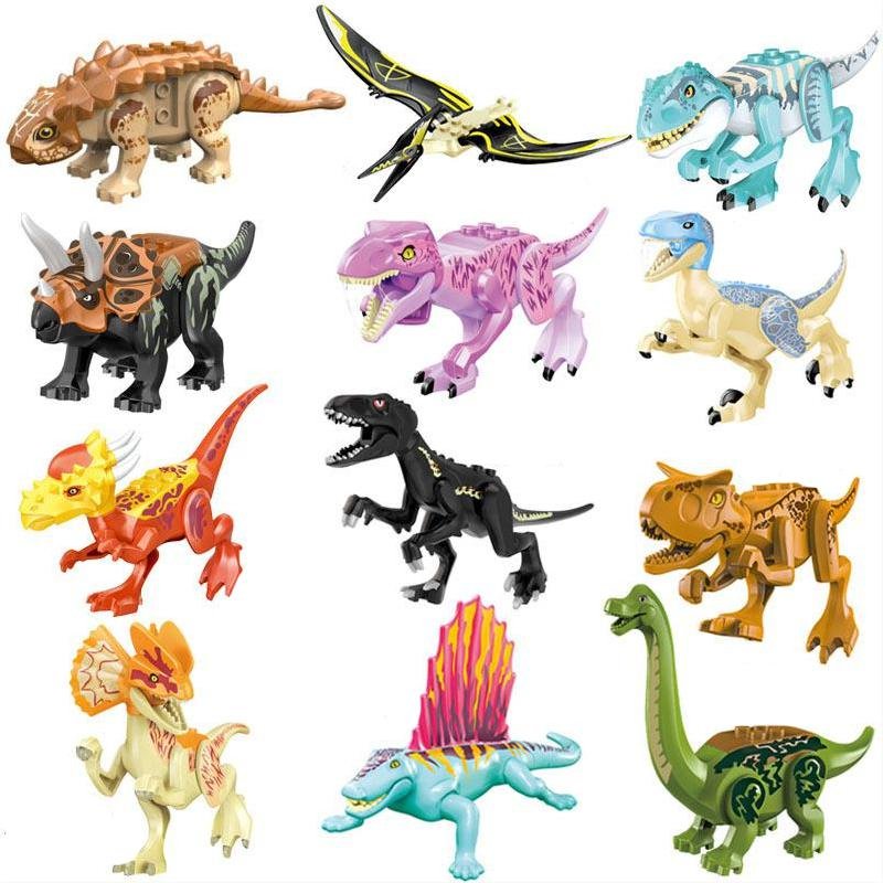 Anky losauru Indominus Rex Carnotaurus Minifigures Lego Compatible ...