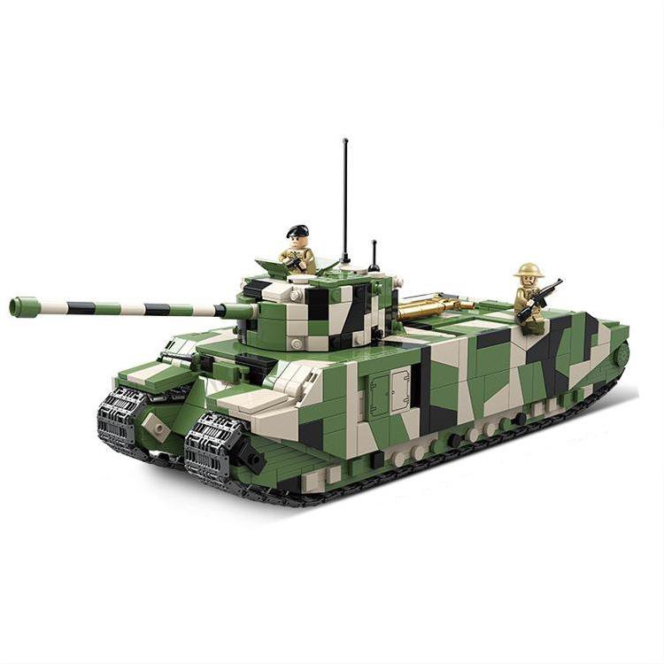 British Army TOG II Heavy Tank Minifigures Lego Compatible WW2 Tank Series