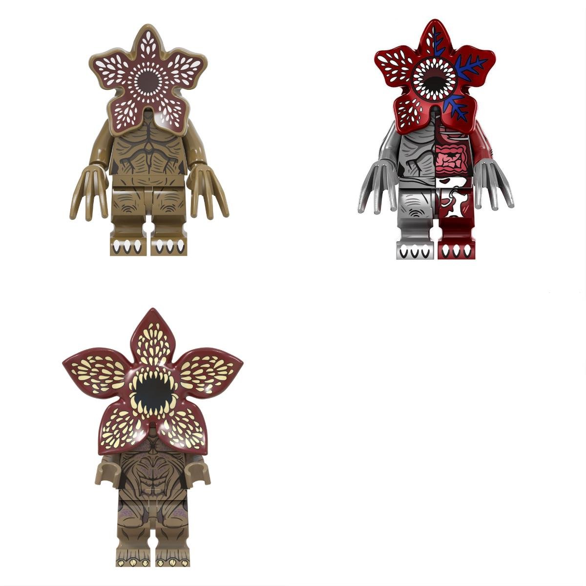 3pcs Demogorgon Minifigures Lego Compatible Stranger Things 2022