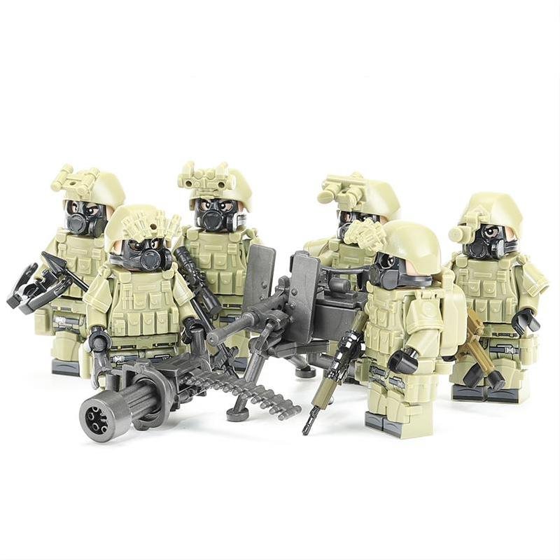 Heavy weapon Jungle Special Forces Commando Minifigures Lego Compatible ...