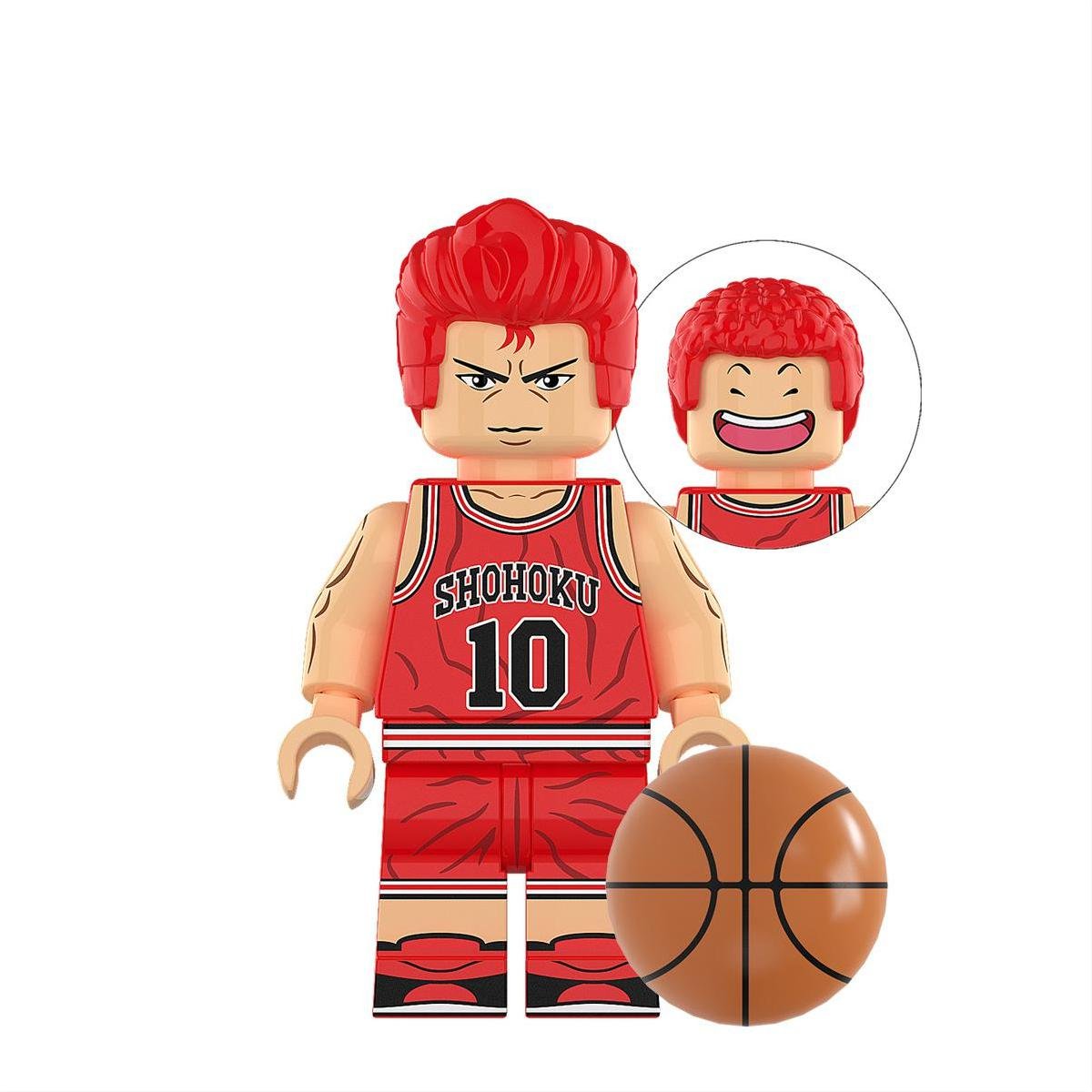 Sakuragi Hanamichi Minifigures Lego Compatible Slam Dunk Minifigure