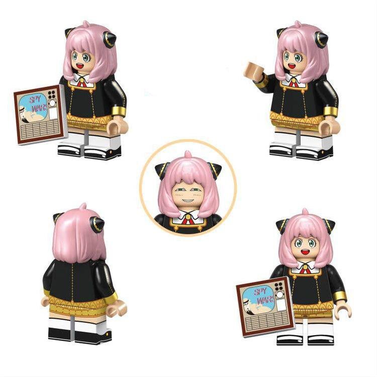 Anya Forger Minifigures Lego Compatible Spy x Family manga Minifigure