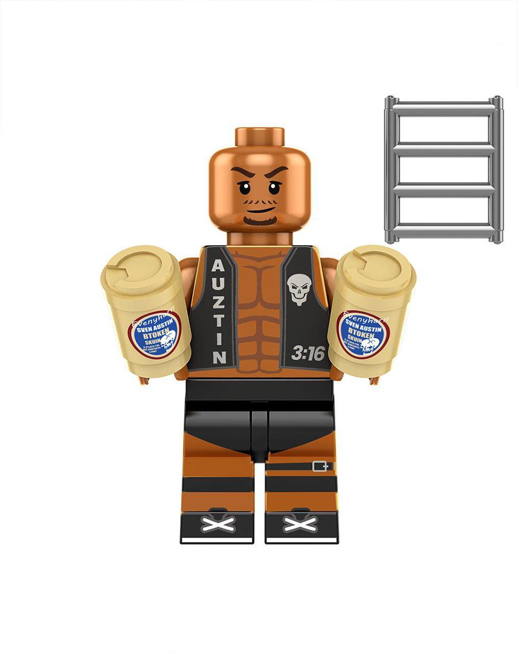 Stone Cold Minifigures Lego Compatible Tumble Minifigure