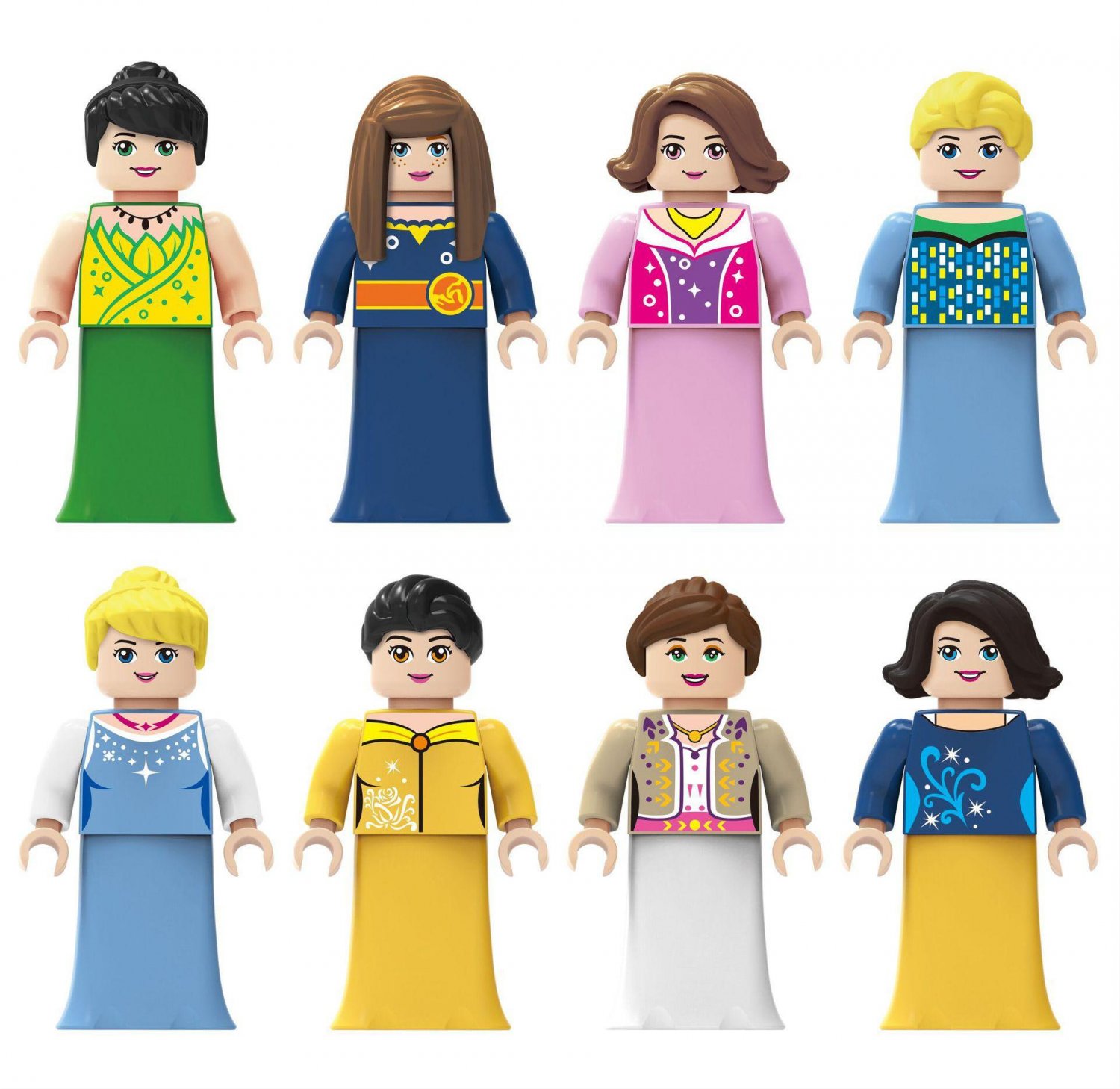 Princess Castle character Minifigures Lego Compatible Princess sets