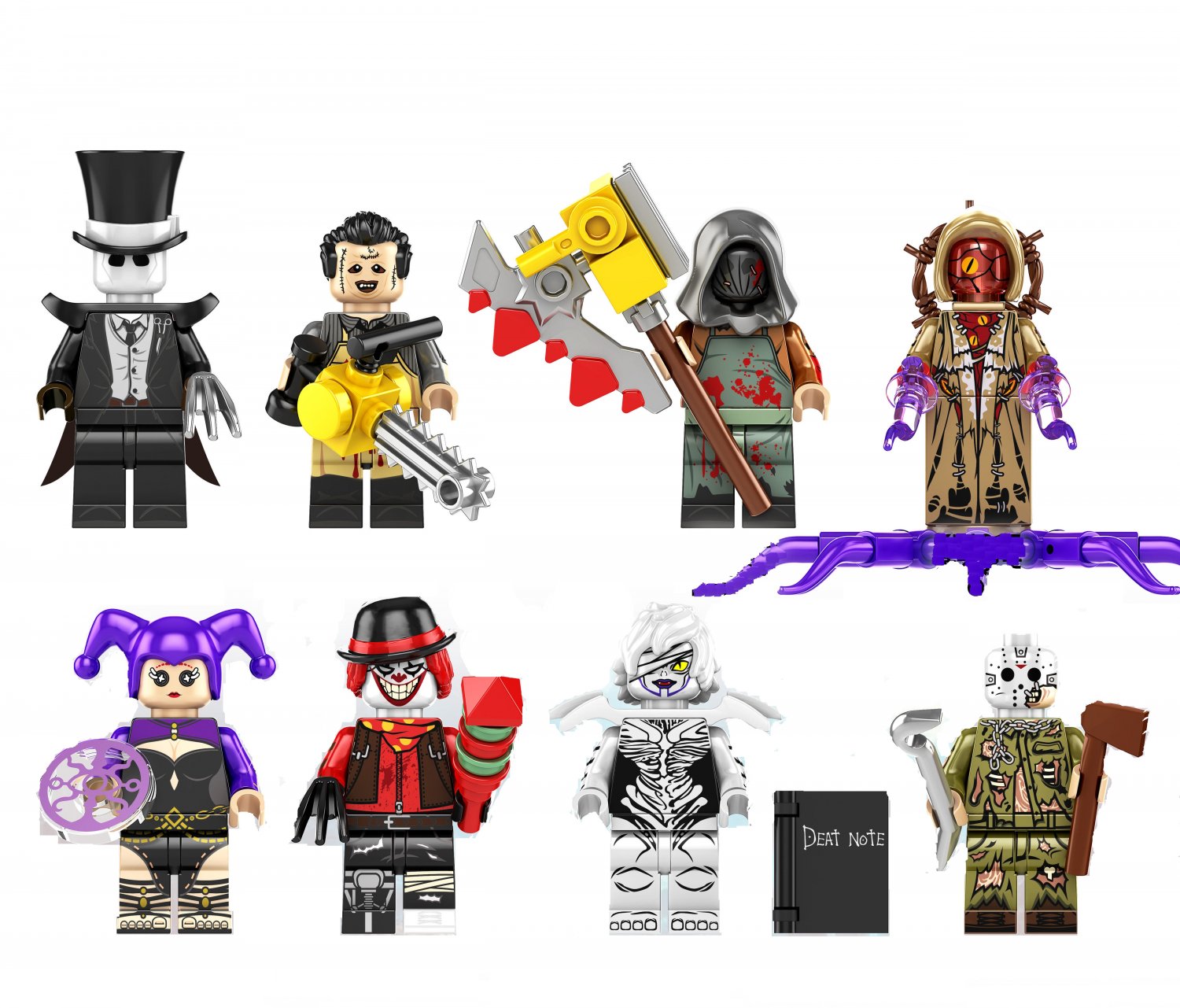 Jack the Ripper Leatherface Great Old One Joker Minifigures Lego ...