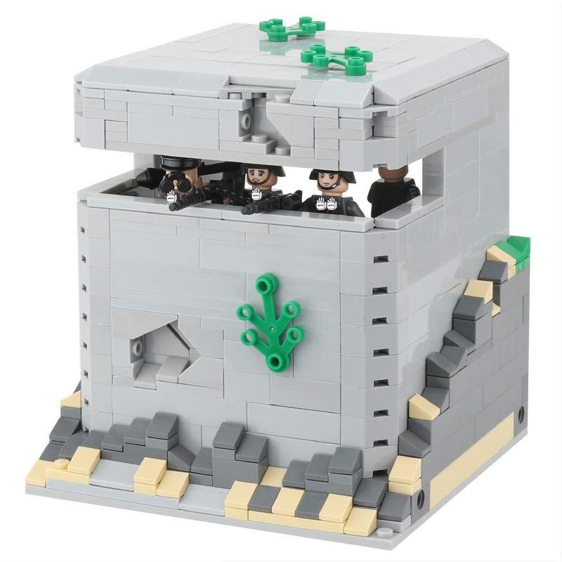 Invasion of Normandy WW2 German Army Fort Minifigures Lego Compatible ...