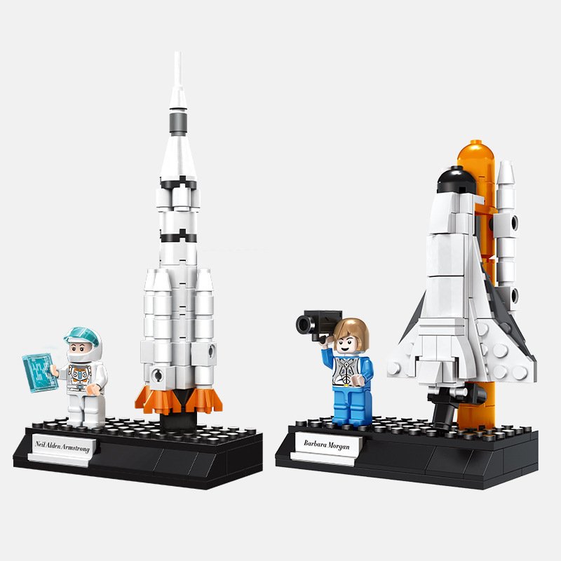 Rocket launcher Space Shuttle Minifigures Lego Compatible Space Flight Set