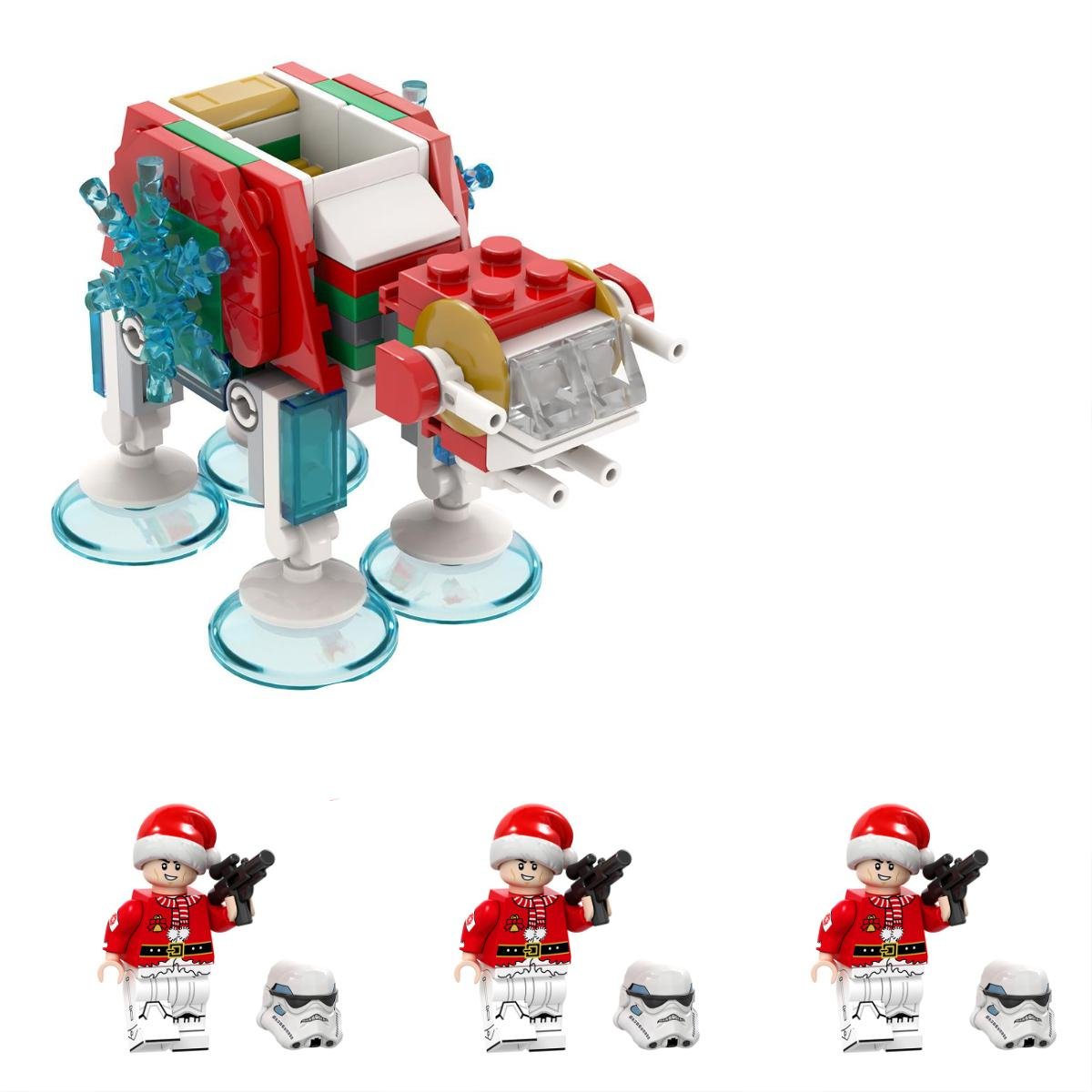 Christmas AT-AT Imperial Stormtrooper Minifigures Lego Compatible ...