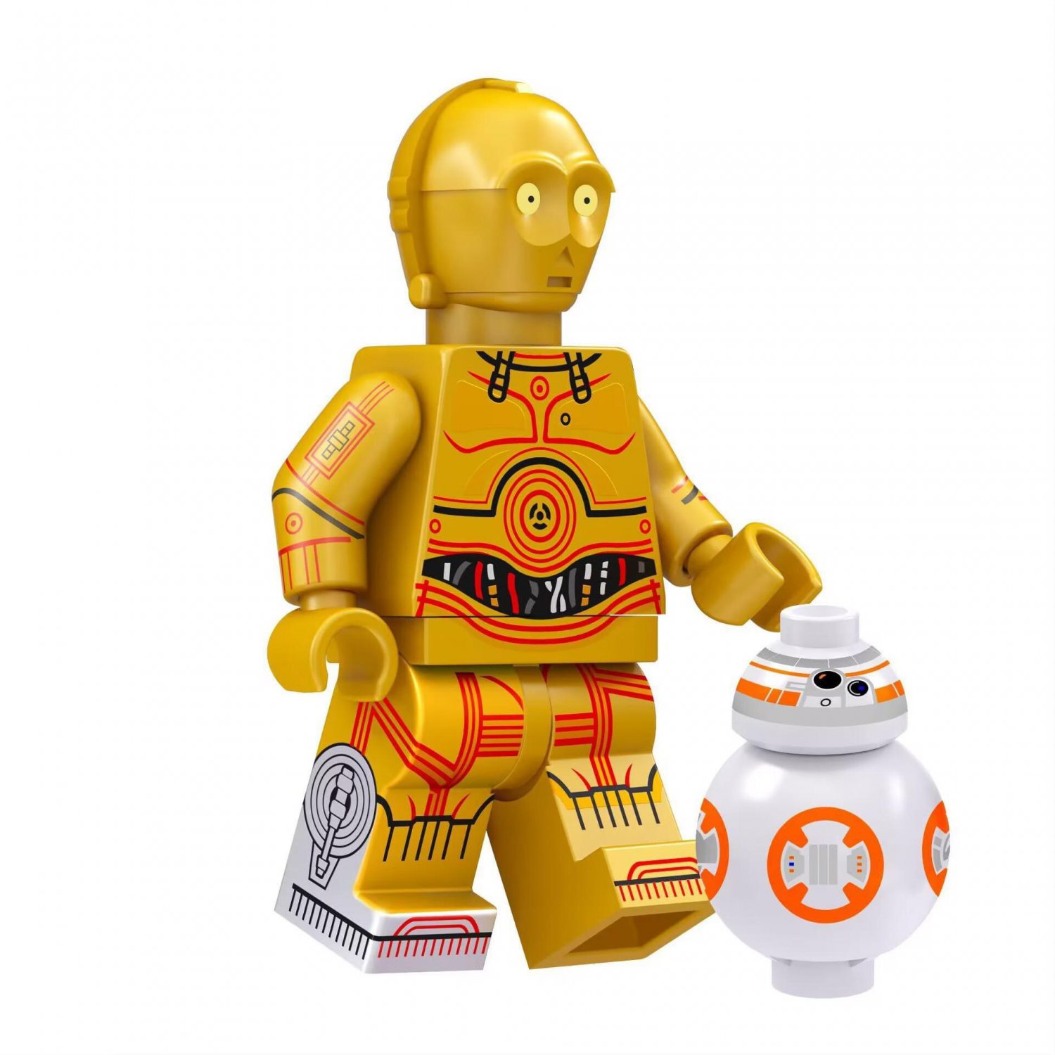 New C-3PO Minifigures Lego Compatible Star Wars Minifigure