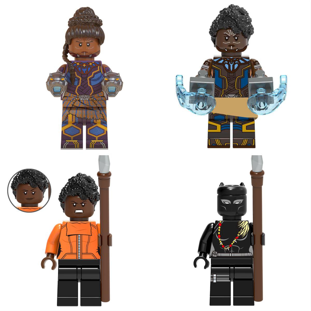 Shuri Black Panther Minifigures Lego Compatible Black Panther Wakanda ...