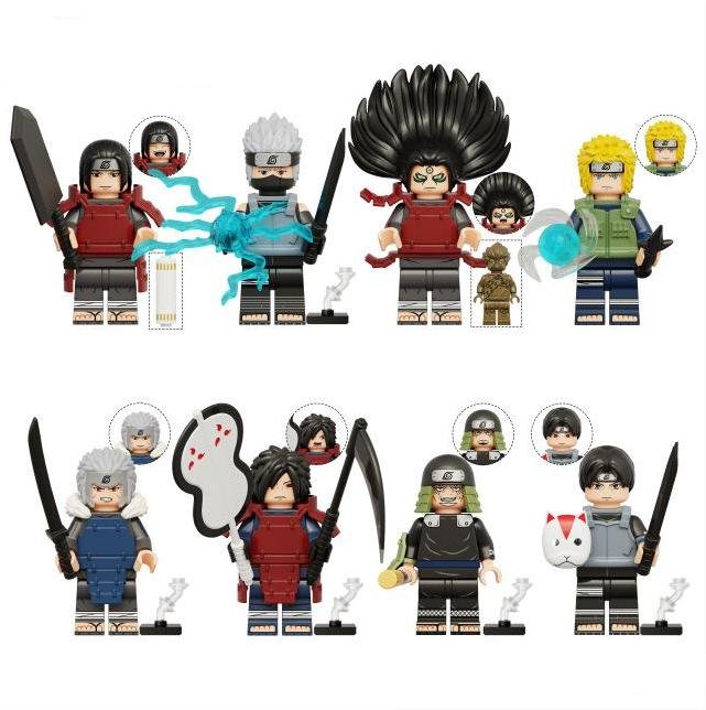 Senju Hashirama Hatake Kakashi Senju Tobiram Minifigures Lego ...