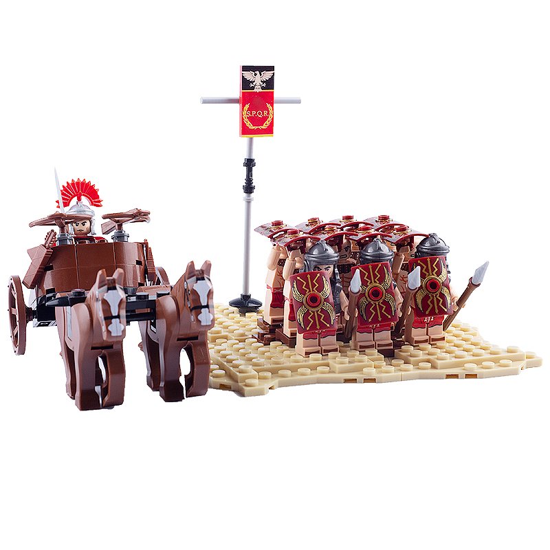Ancient Roman Defending Force Minifigures Lego Compatible Medieval ...
