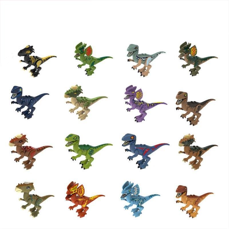 Stygimoloch Dilophosaurus Velociraptor Minifigures Lego Compatible ...