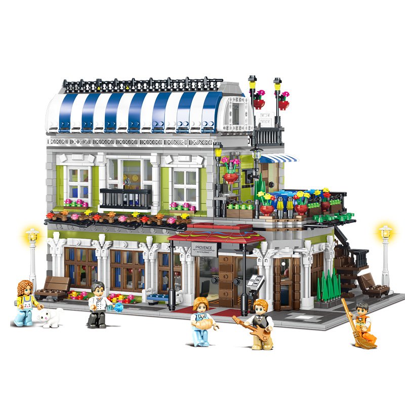 Lovers' Restaurant Romantic Restaurant Minifigures Lego Compatible City ...