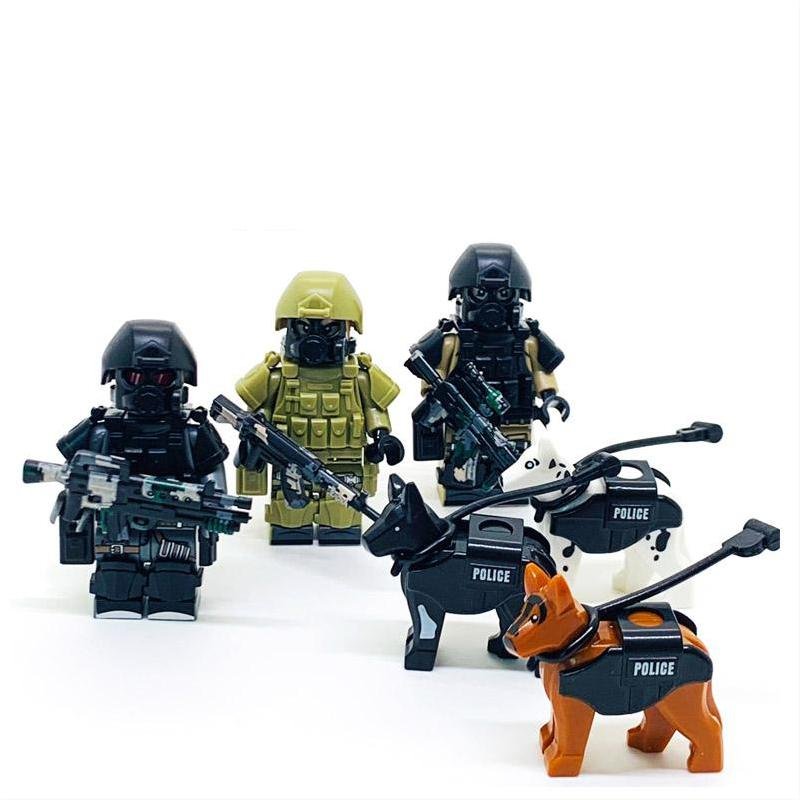 6 Best Heavy Police Dog Minifigures Lego Compatible City Police Set